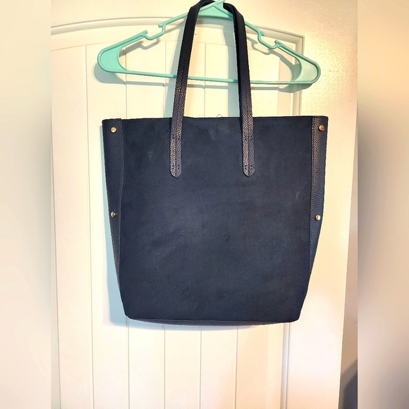 Ulta Beauty | Bags | Ulta Navy Blue Leather Shoulder Bag | Poshmark